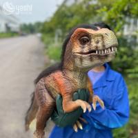 China Customizable Realistic Baby Dinosaur Hand Puppet with CE Certification for Theme Parks and Educational Exhibitions for sale