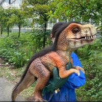 China Customizable Realistic Baby Dinosaur Hand Puppet with CE Certification for Theme Parks and Educational Exhibitions for sale