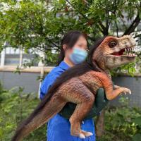 China Customizable Realistic Baby Dinosaur Hand Puppet with CE Certification for Theme Parks and Educational Exhibitions for sale