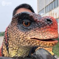 China Lifelike Baby Dinosaur Puppet with Rust-Proof Steel Frame - Custom Sizes Available for Theme Parks and Educational Displays for sale
