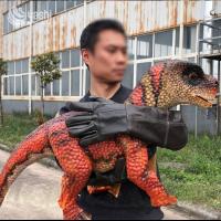 China Lifelike Baby Dinosaur Puppet with Rust-Proof Steel Frame - Custom Sizes Available for Theme Parks and Educational Displays for sale