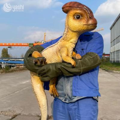 China Customizable Realistic Dinosaur Puppet with Rust-Proof Steel Frame - CE Certified for Theme Parks & Education for sale