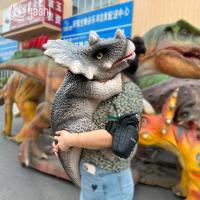 China Customizable Lifelike Dinosaur Baby Model with Steel Frame - CE Certified for Theme Parks & Education for sale