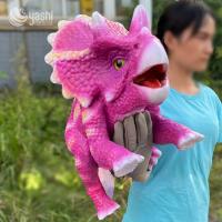 China Customizable Silicone Dinosaur Hand Puppet with Steel Frame - CE Certified for Theme Parks and Educational Use for sale