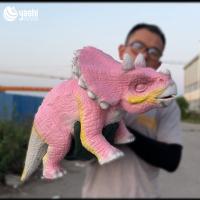 China Customizable Silicone Dinosaur Hand Puppet with Steel Frame - CE Certified for Theme Parks and Educational Use for sale