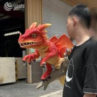 China Customizable Interactive Dinosaur Hand Puppet Toy with CE Certification for Theme Parks and Family Entertainment for sale