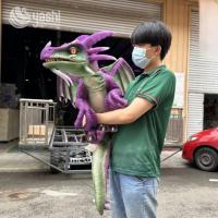 China Customizable Interactive Dinosaur Hand Puppet Toy with CE Certification for Theme Parks and Family Entertainment for sale