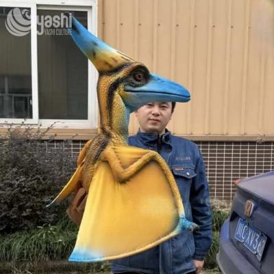 China Steel Frame Realistic Dinosaur Puppet with Rust-Proof Construction and Custom Sizes for Park Shows and Mall Displays for sale