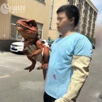 China Steel Frame Realistic Dinosaur Puppet with Rust-Proof Construction and Custom Sizes for Park Shows and Mall Displays for sale