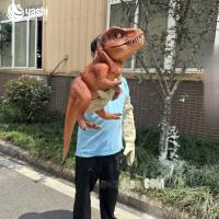 China Steel Frame Realistic Dinosaur Puppet with Rust-Proof Construction and Custom Sizes for Park Shows and Mall Displays for sale
