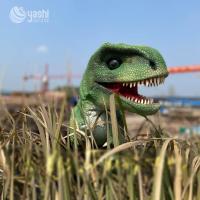 China Customizable Silicone Dinosaur Hand Puppet with Steel Frame for Theme Parks and Educational Exhibitions for sale