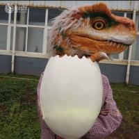 China Custom Silicone Dinosaur Puppet with Steel Frame - CE Certified for Theme Parks & Education Centers for sale