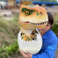 China Custom Silicone Dinosaur Puppet with Steel Frame - CE Certified for Theme Parks & Education Centers for sale