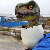China Custom Silicone Dinosaur Puppet with Steel Frame - CE Certified for Theme Parks & Education Centers for sale