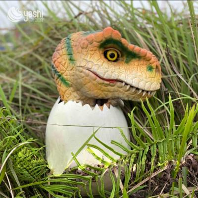 China Custom Silicone Dinosaur Puppet with Steel Frame - CE Certified for Theme Parks & Education Centers for sale