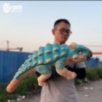 China Realistic Silicone Baby Dinosaur Hand Puppet with Steel Frame - Custom Sizes & CE Certified for Theme Parks & Education for sale