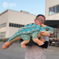 China Realistic Silicone Baby Dinosaur Hand Puppet with Steel Frame - Custom Sizes & CE Certified for Theme Parks & Education for sale