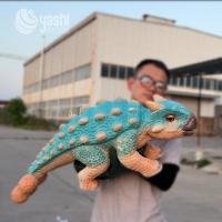 China Realistic Silicone Baby Dinosaur Hand Puppet with Steel Frame - Custom Sizes & CE Certified for Theme Parks & Education for sale