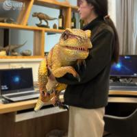 China Anti-Rust Realistic Dinosaur Puppet with Steel Frame - Custom Sizes Available for Theme Parks & Education for sale