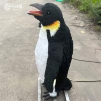 China Movable Animation Penguin Sculpture 2-10 Meter Custom Size with 220V Electric Drive for Theme Parks & Exhibitions for sale
