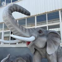 China Realistic Animated Animal Sculpture 2-10 Meter Size with 220V Electric Drive for Amusement Parks for sale