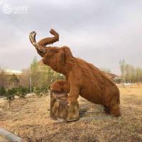 China Interactive Silicone Animal Displays 2-10 Meters with 220V Electric Drive for Theme Parks and Events for sale