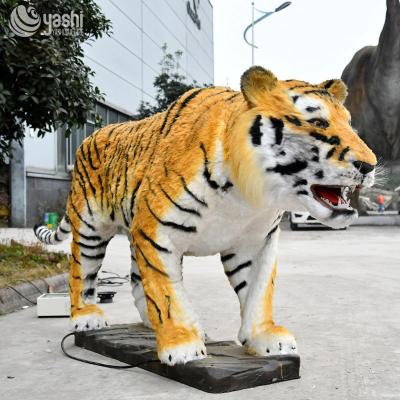 China Lifelike Tiger Model 2-10 Meters with Moving Sound Effects for Amusement Parks and Zoos for sale