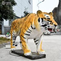 China Lifelike Tiger Model 2-10 Meters with Moving Sound Effects for Amusement Parks and Zoos for sale