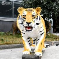 China Lifelike Tiger Model 2-10 Meters with Moving Sound Effects for Amusement Parks and Zoos for sale