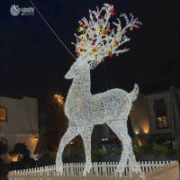China Customizable Outdoor Reindeer LED Lights for Christmas and New Year Festivities for sale