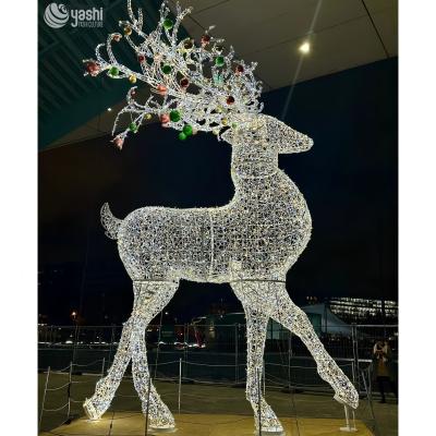 China Customizable Outdoor Reindeer LED Lights for Christmas and New Year Festivities for sale