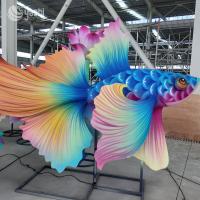 China Outdoor Decorative Chinese Fish Lantern 150CM for Lantern Festival for sale