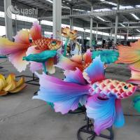 China Outdoor Decorative Chinese Fish Lantern 150CM for Lantern Festival for sale