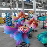 China Outdoor Decorative Chinese Fish Lantern 150CM for Lantern Festival for sale