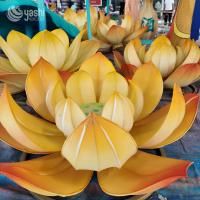 China Customizable 100CM Outdoor Artificial Lotus LED Lantern with 2700K-6000K Color Temperature for Festival Displays for sale
