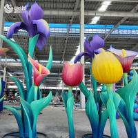 China Outdoor Garden Floral Zigong Lantern for Traditional Chinese Festivals for sale