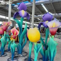 China Outdoor Garden Floral Zigong Lantern for Traditional Chinese Festivals for sale