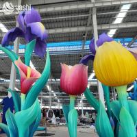 China Outdoor Garden Floral Zigong Lantern for Traditional Chinese Festivals for sale