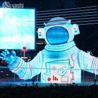 China Outdoor Park Decoration Large Astronaut Lantern with Space Theme for sale