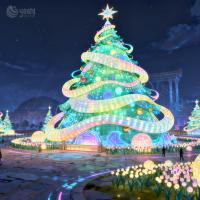 China Customizable Large Outdoor Christmas Tree Decorations for Shopping Mall and Party Decor for sale