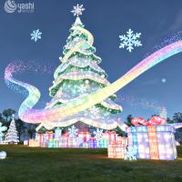 China Customizable Large Outdoor Christmas Tree Decorations for Shopping Mall and Party Decor for sale