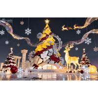 China Customizable Large Outdoor Christmas Tree Decorations for Shopping Mall and Party Decor for sale