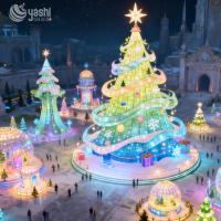 China Large outdoor Christmas tree decorative lanterns are used for Christmas decorations and party decorations for sale