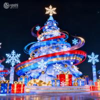 China Large outdoor Christmas tree decorative lanterns are used for Christmas decorations and party decorations for sale