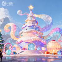 China High-Quality Christmas Tree Lanterns for Large Shopping Mall Decorations and New Year Decor for sale