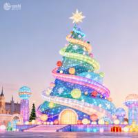 China Premium Christmas Tree Lanterns for Mall Decorations and New Year Celebrations for sale