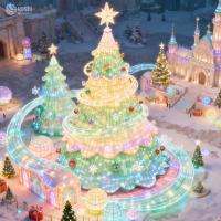 China Premium Christmas Tree Lanterns for Mall Decorations and New Year Celebrations for sale