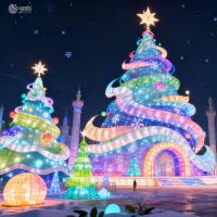 China Premium Christmas Tree Lanterns for Mall Decorations and New Year Celebrations for sale