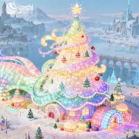 China Chinese Outdoor Large-Scale Christmas Tree Decorative Lanterns - Customizable Sizes for sale