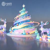 China Chinese Outdoor Large-Scale Christmas Tree Decorative Lanterns - Customizable Sizes for sale